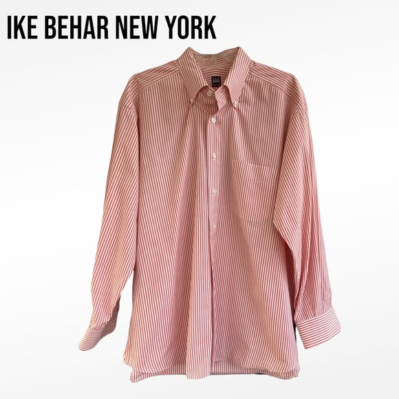 Ike Behar | Shirts | Ike Behar New York Striped Button Down Dress Shirt ...
